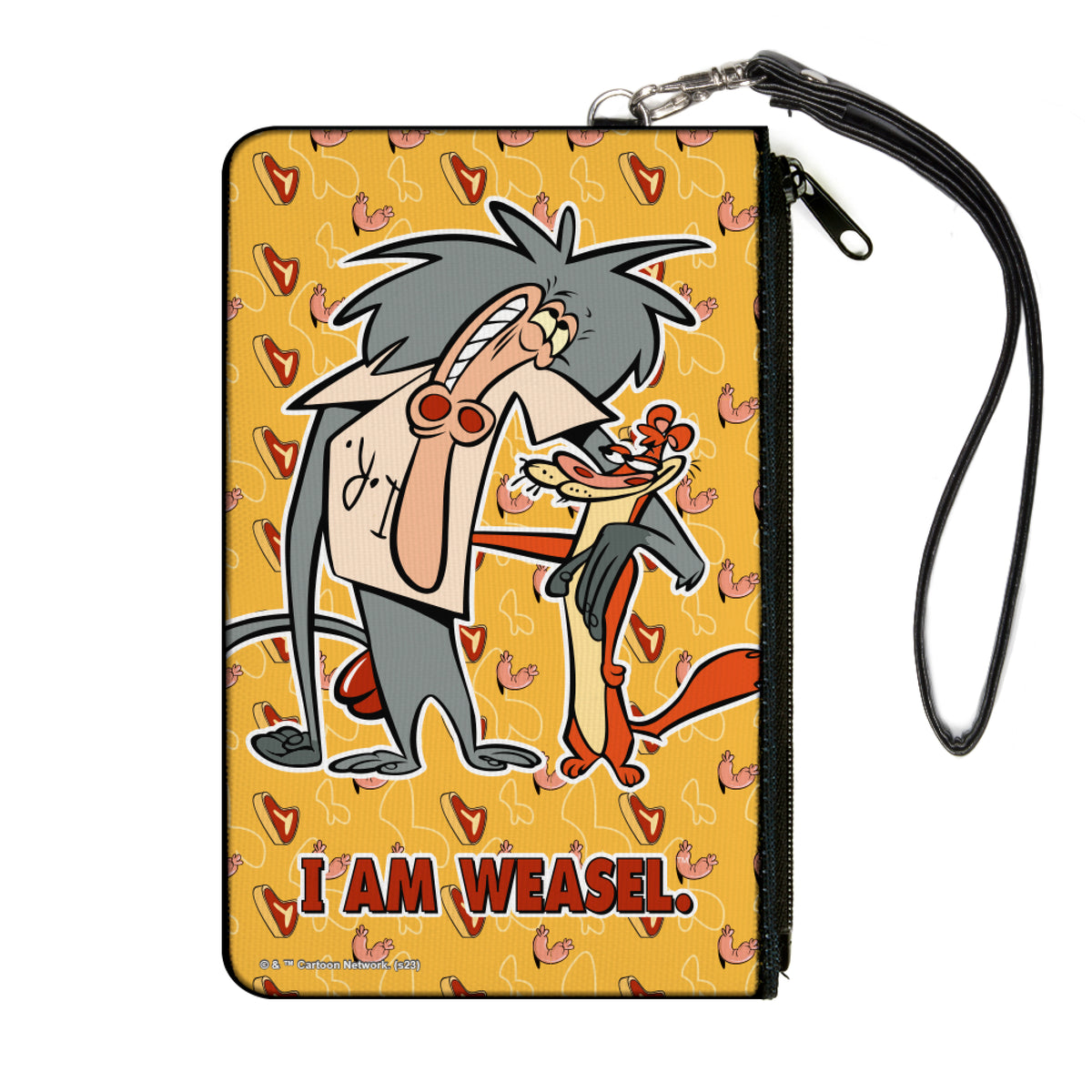 Canvas Zipper Wallet - LARGE - I AM WEASEL IR Baboon and IM Weasel Pos ...