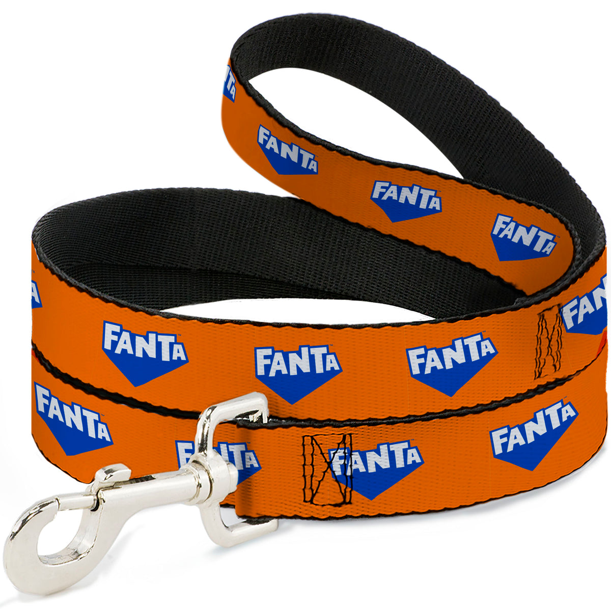 Dog Leash - FANTA Logo Orange/Blue/White — Buckle-Down