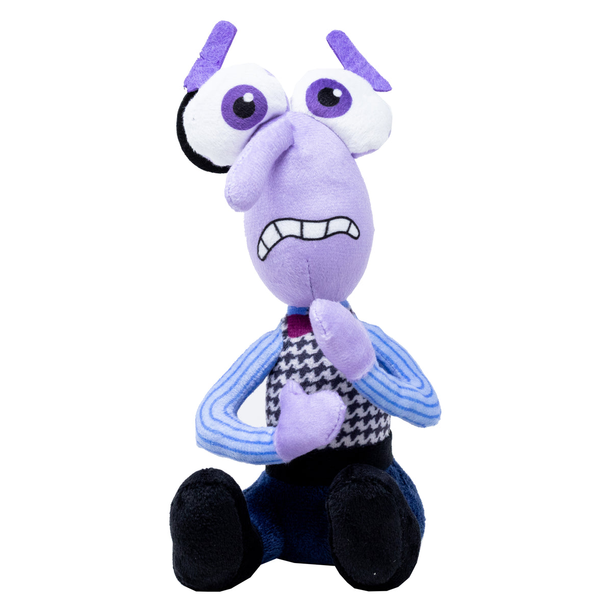 Dog Toy Squeaker Plush - Pixar Inside Out Fear Full Body Pose — Buckle-Down