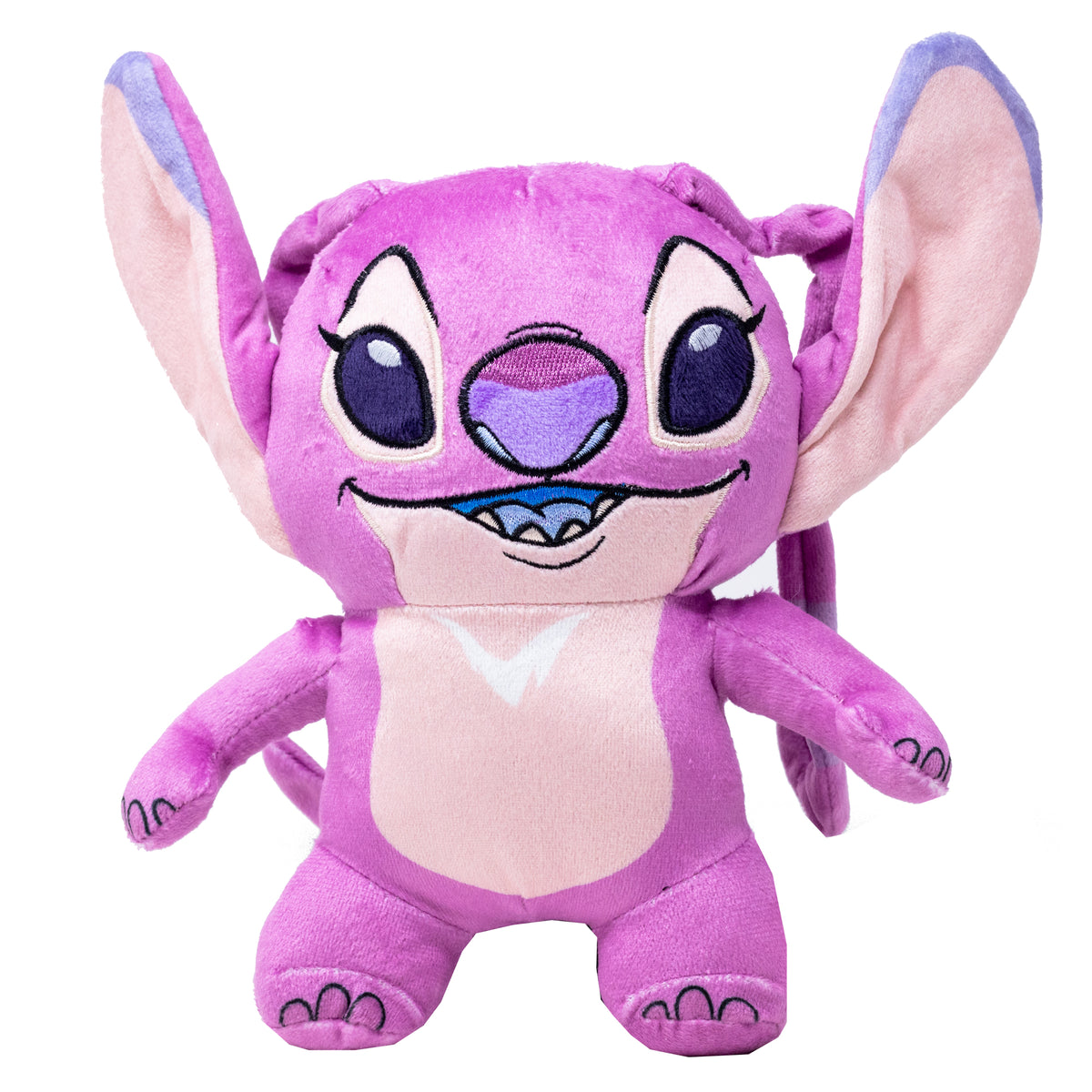 Dog Toy Squeaker Plush - Lilo and Stitch Angel Smiling Full Body Stand ...