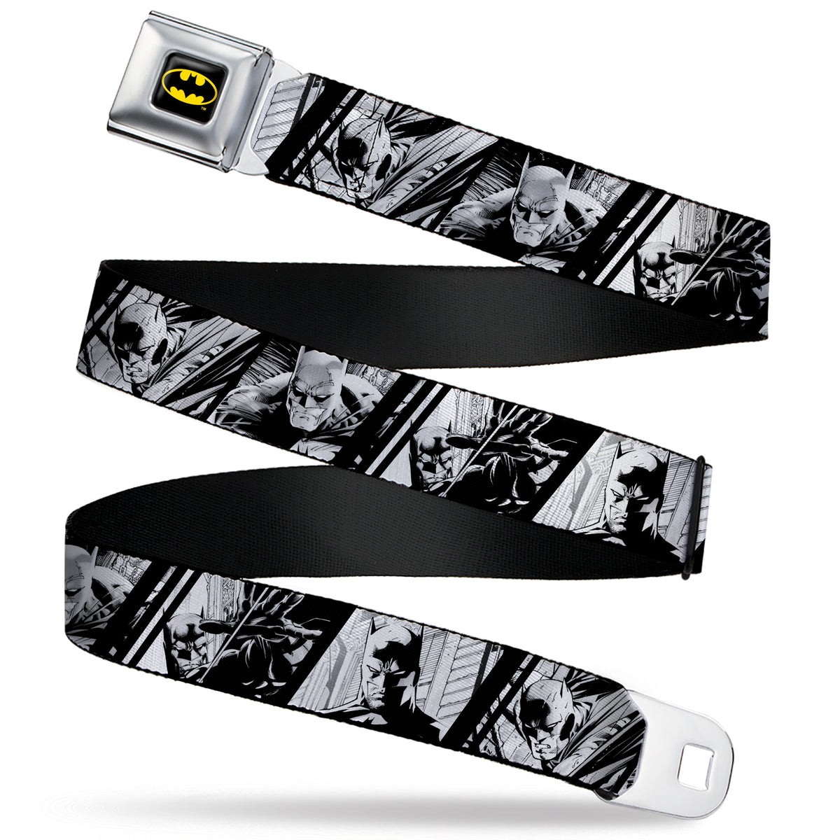 Batman Full Color Black/Yellow Seatbelt Belt - Batman Hush Pose Sketch ...