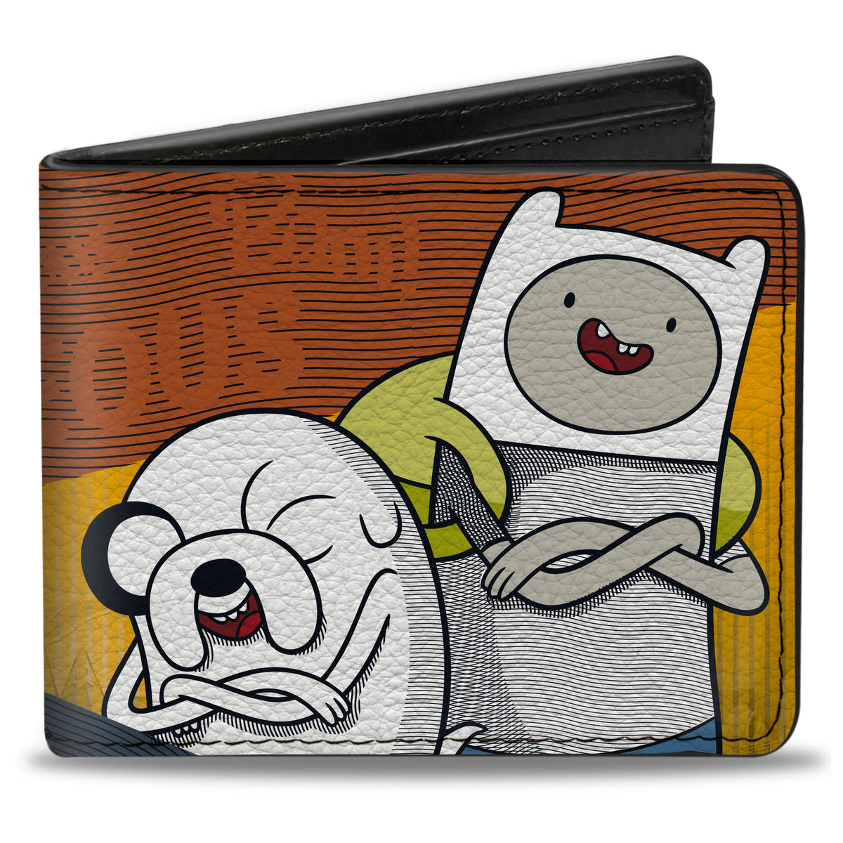 Bi-Fold Wallet - Adventure Time Jake and Finn DUDES RIGHTEOUS Pose Mul ...