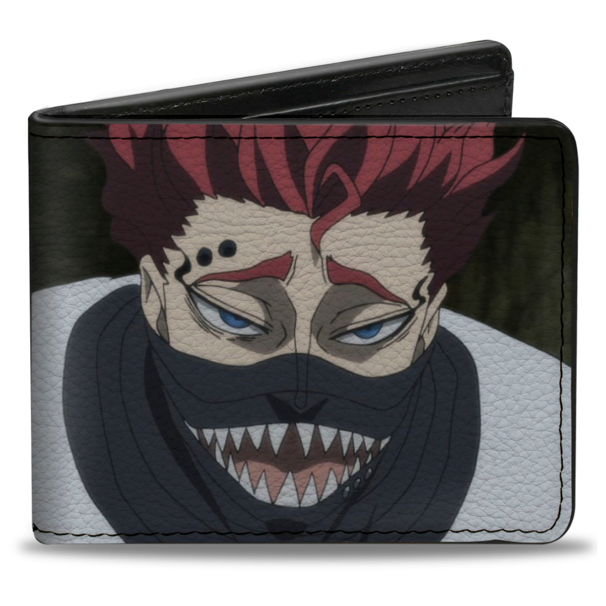 Bi-Fold Wallet - BLACK CLOVER Zora and Asta Faces and Title Logo Black ...