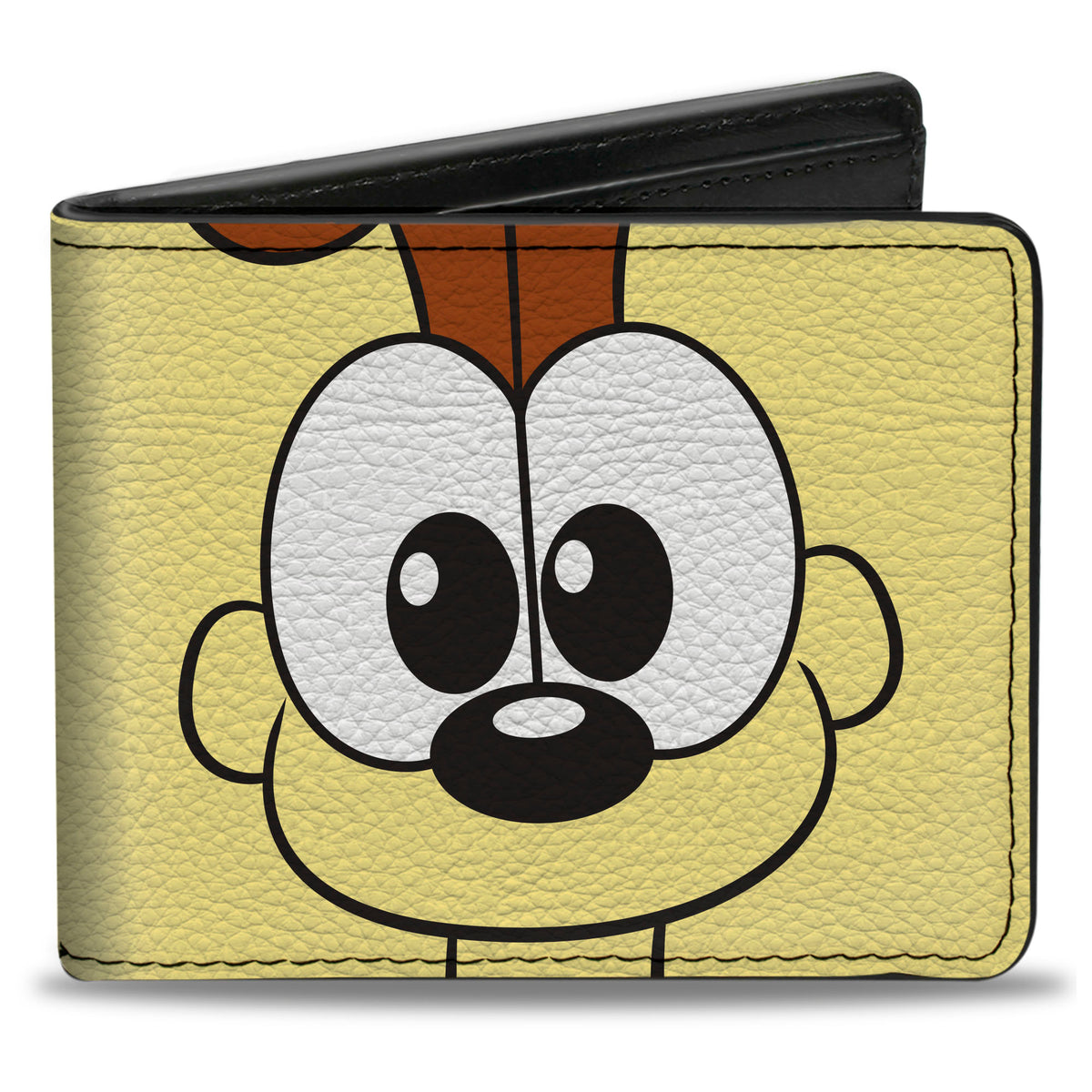 Bi-Fold Wallet - Garfield Odie Face Character Close-Up Yellow — Buckle-Down
