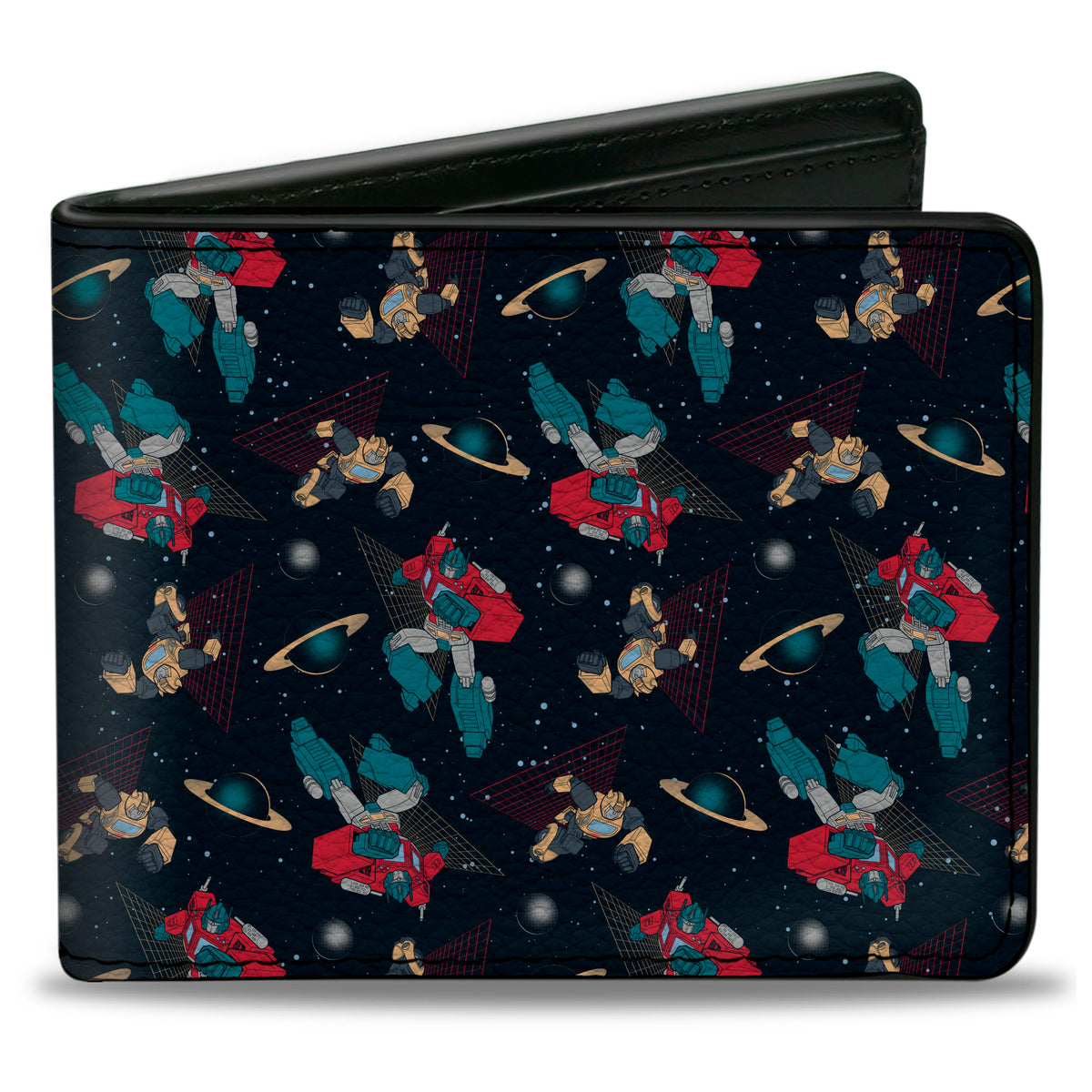Bi-Fold Wallet - Transformers Bumblebee and Optimus Prime Pose Collage ...