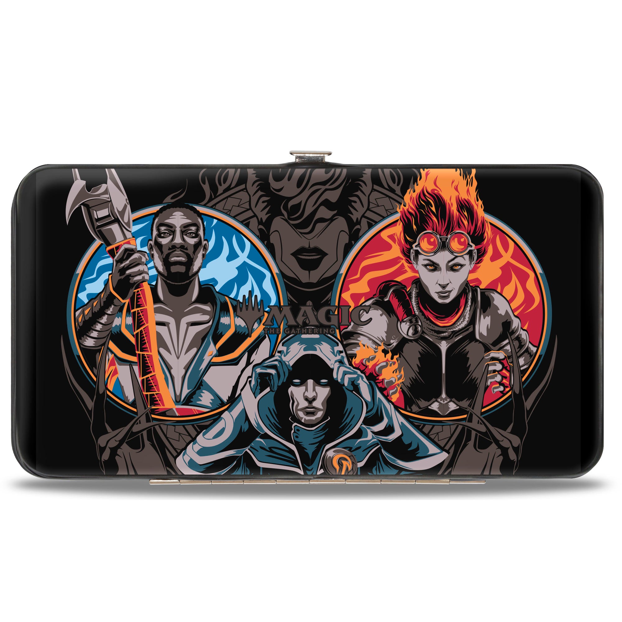 Hinged Wallet - MAGIC THE GATHERING Three Planeswalker Poses and Title ...