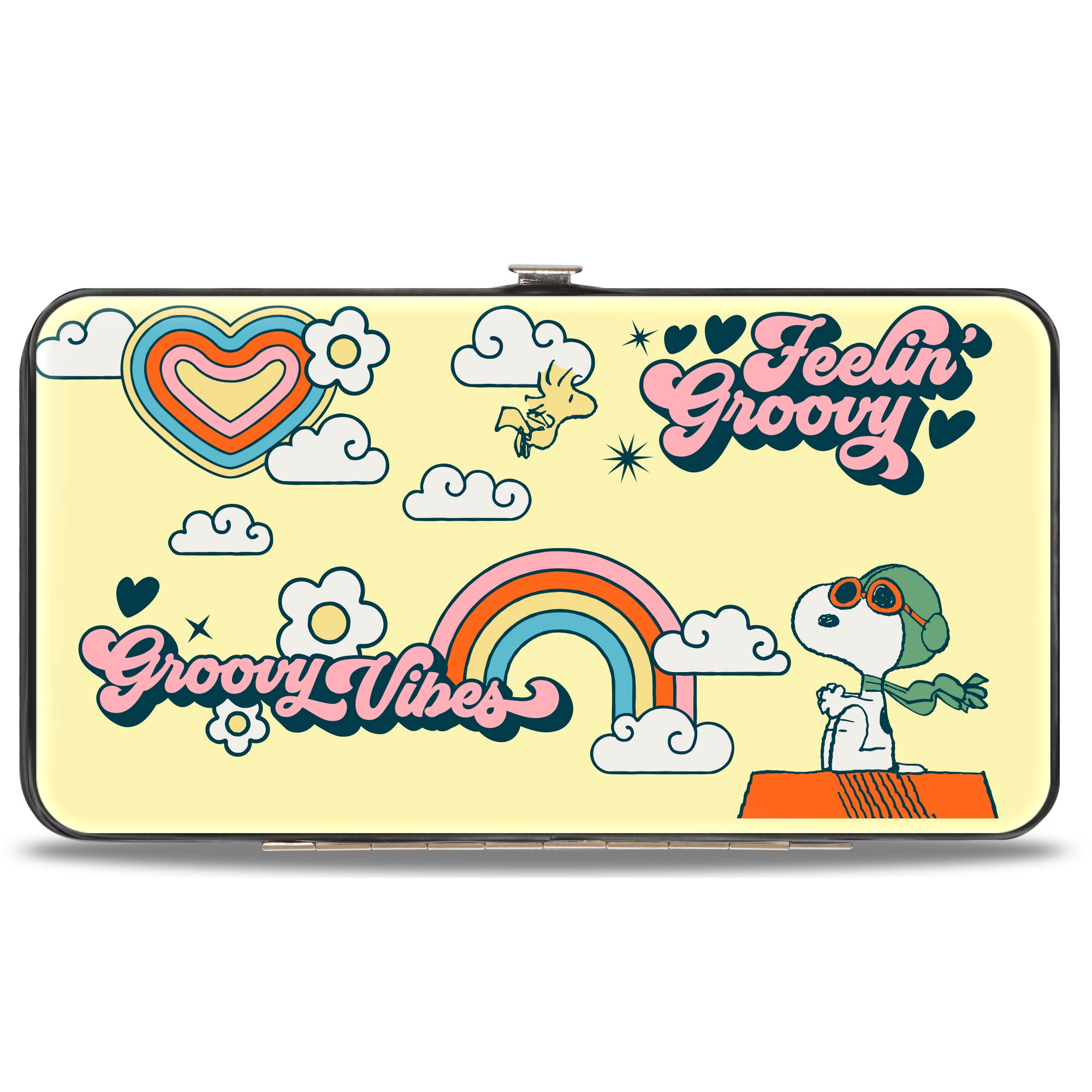 Snoopy Flying Ace & Woodstock GROOVY Hinged Wallet – Peanuts Fan Gear ...