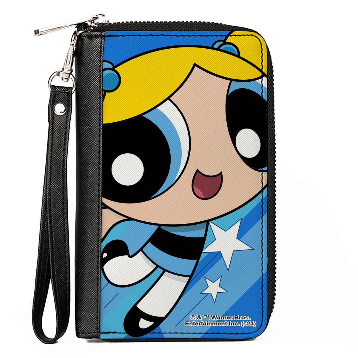 PU Zip Around Wallet Rectangle - The Powerpuff Girls Bubbles Close-Up ...