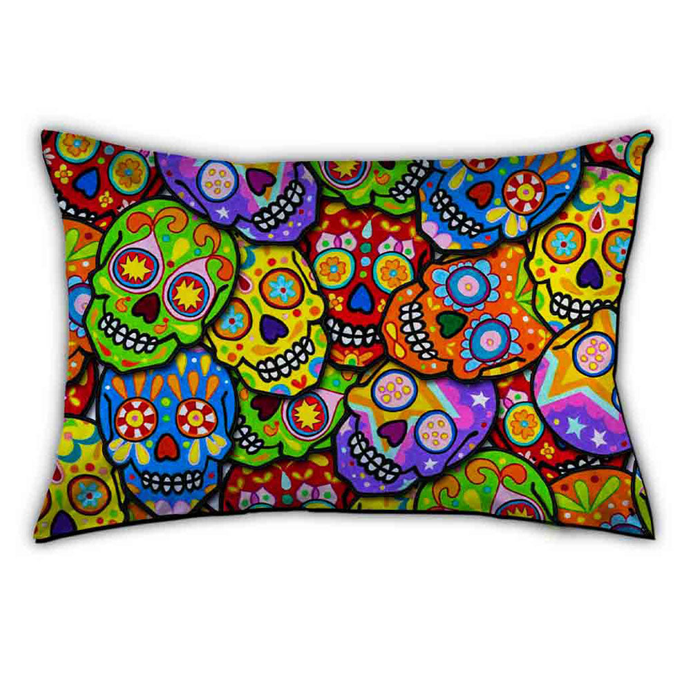 Pillowcase - STANDARD - Colorful Calaveras Stacked Multi Color — Buckle ...