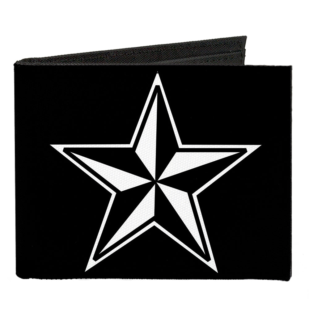 Black And White Nautical Star